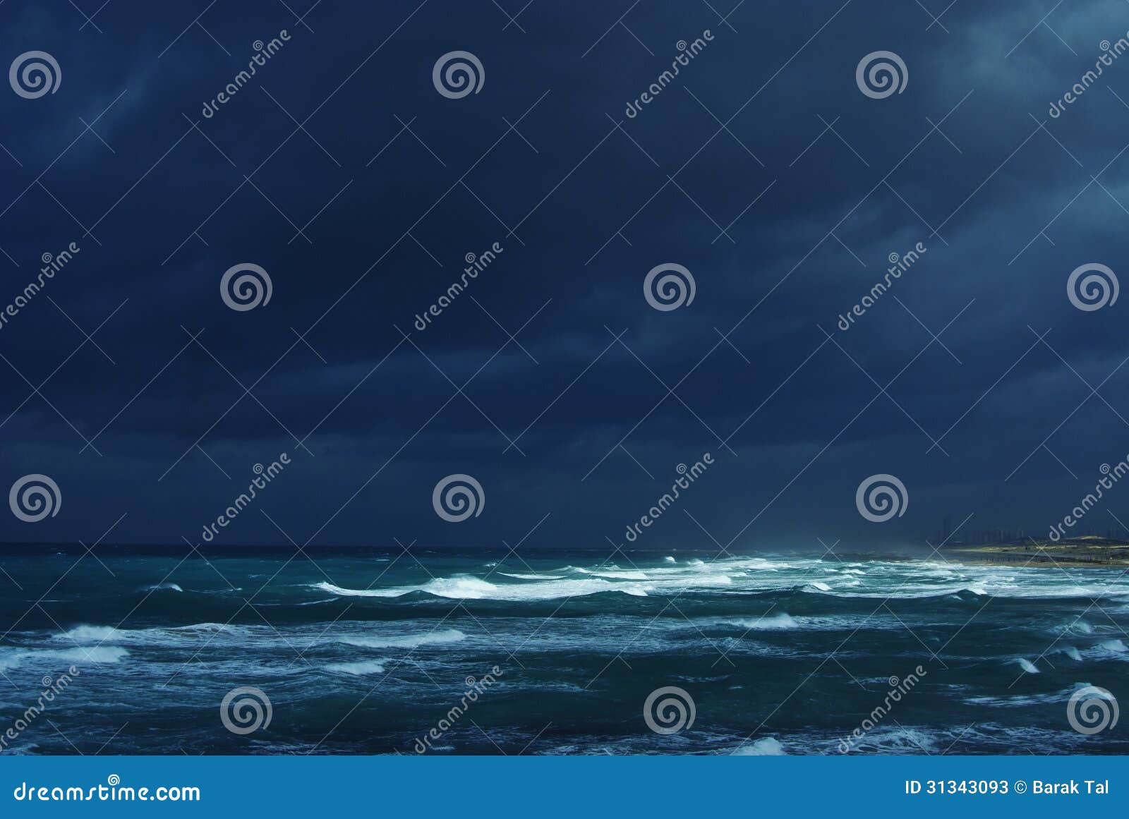 Winter storm on the sea stock image. Image of deep, scene - 31343093
