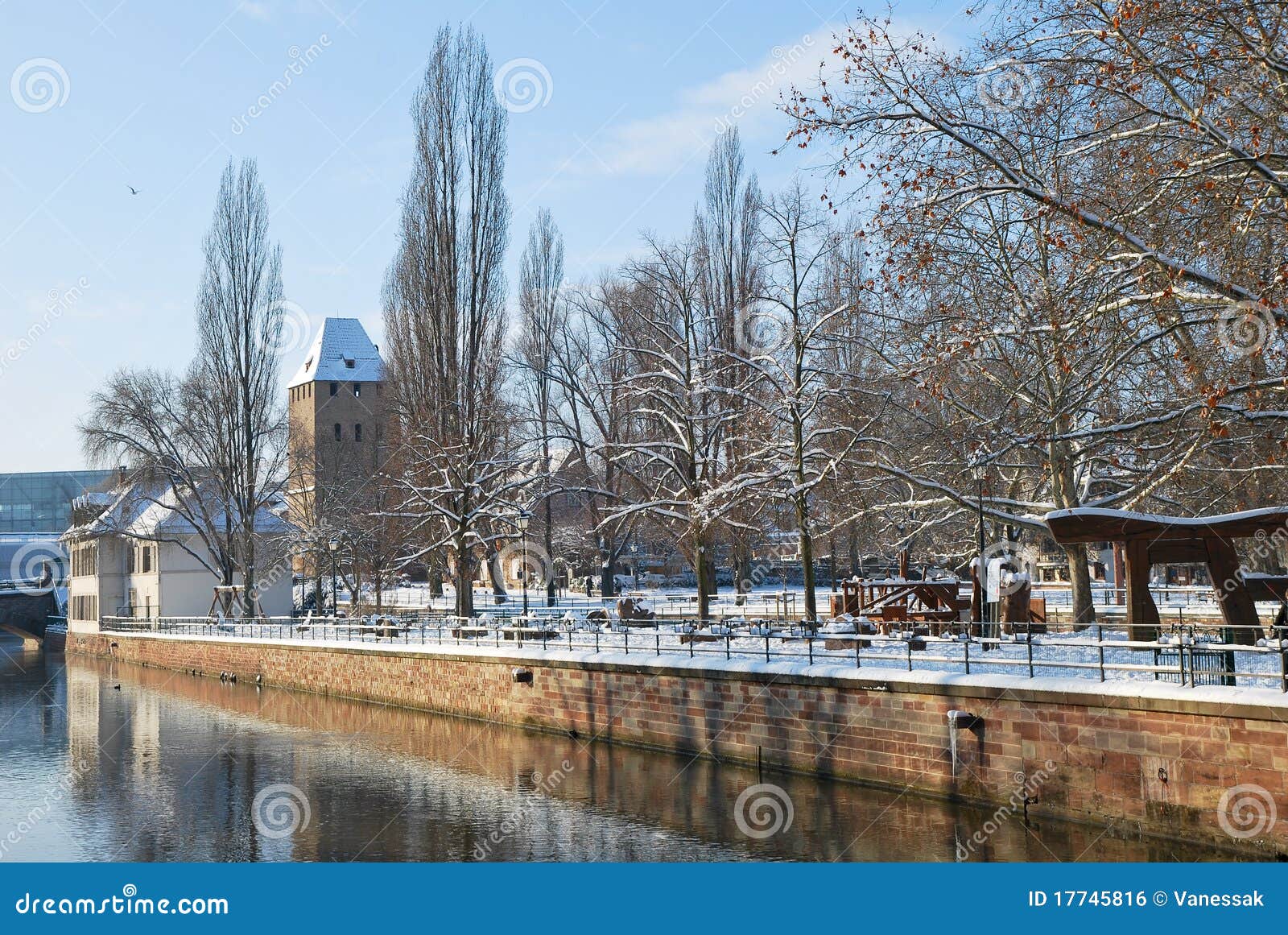 The winter on Strasbourg stock photo. Image of tourism - 17745816