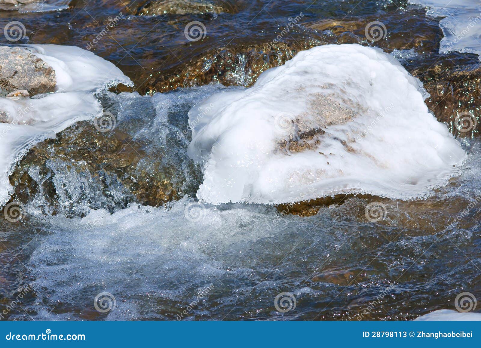 Winter stream stock image. Image of chill, natural, freezing - 28798113