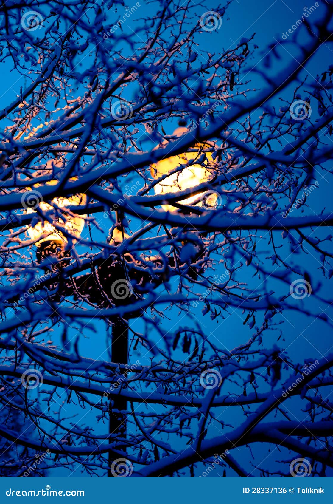 Winter street light stock photo. Image of graphic, road - 28337136