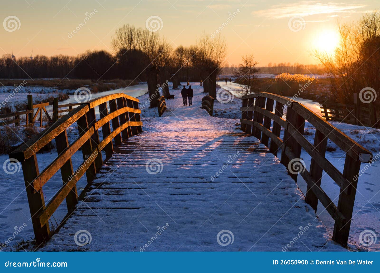 Winter stroll stock photo. Image of cold, couple, snow - 26050900