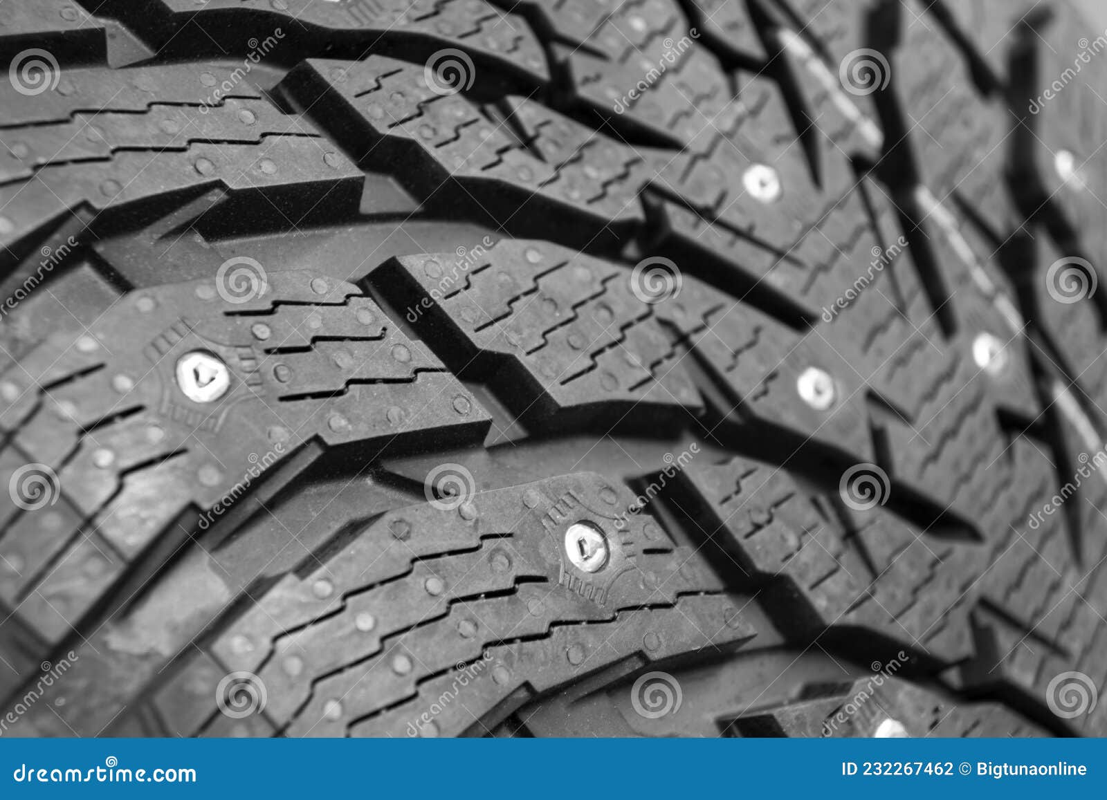 Winter Studded Tire Background. Winter Car Tires Texture Background ...