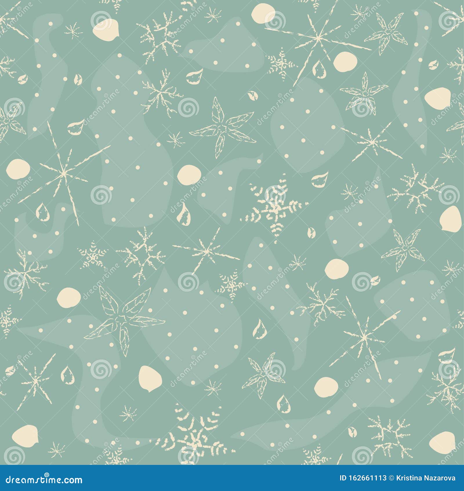 Winter Subtle Seamless Background Stock Illustration - Illustration of ...