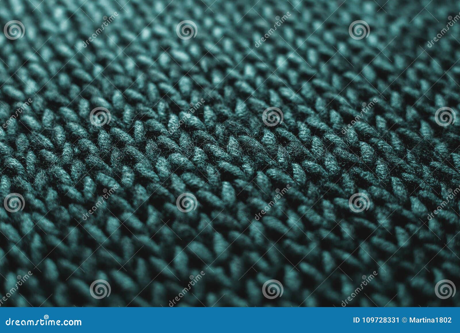 Blue Knitting Wool Texture Background Stock Image - Image of decor ...