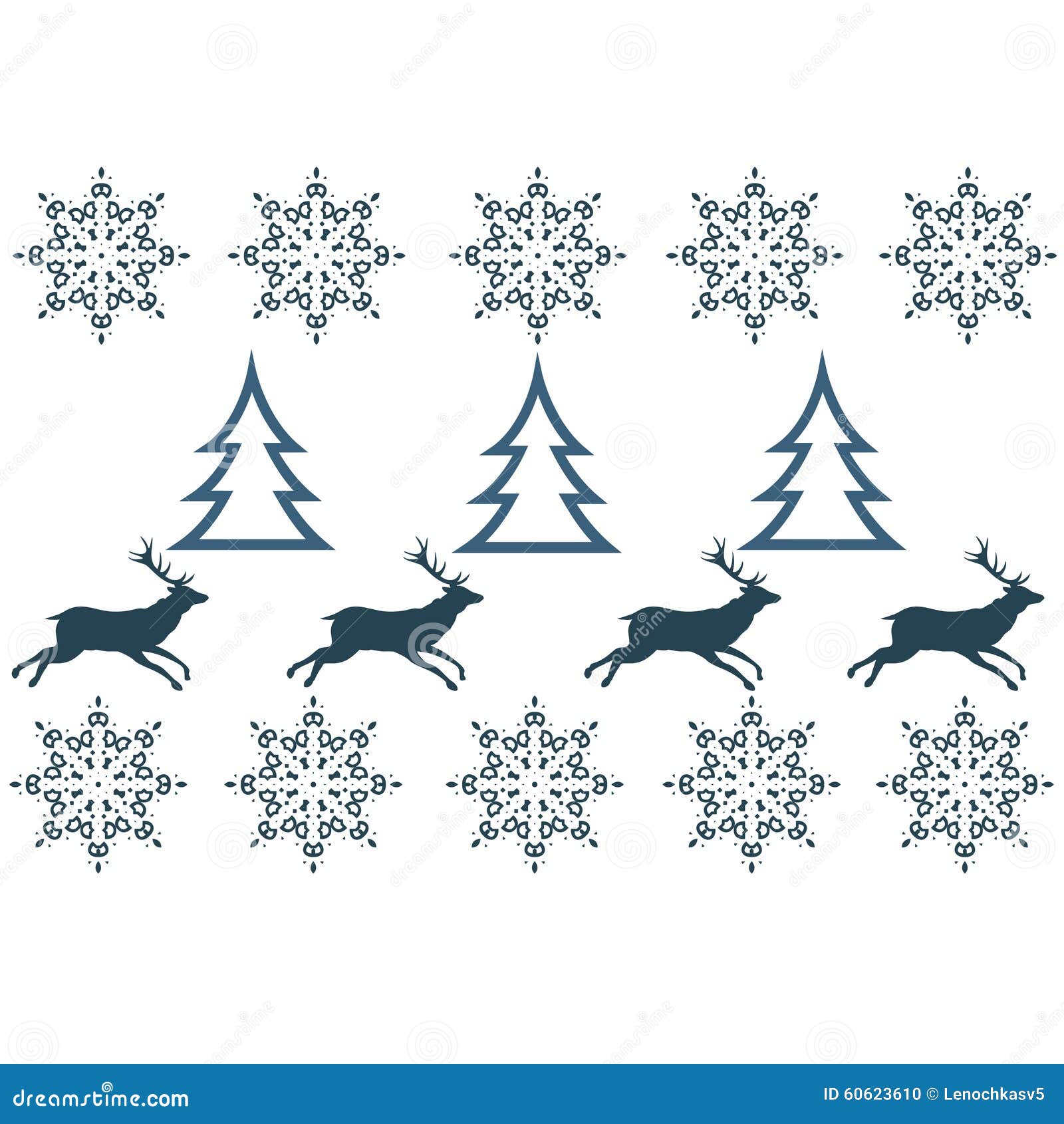 Winter Sweater Design - Deer, Snowflake Stock Vector - Illustration of ...