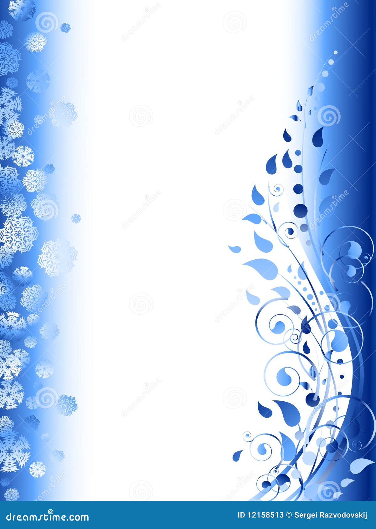 Winter swirls stock vector. Illustration of environment - 12158513