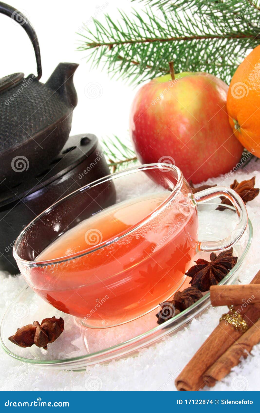 Winter tea stock photo. Image of brew, cinnamon, star - 17122874