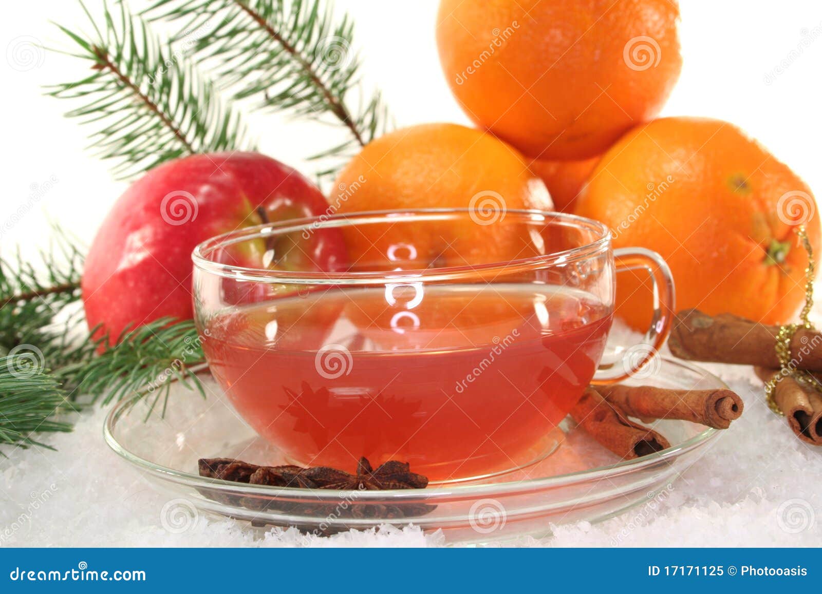 Winter tea stock image. Image of anise, brew, drink, advent - 17171125