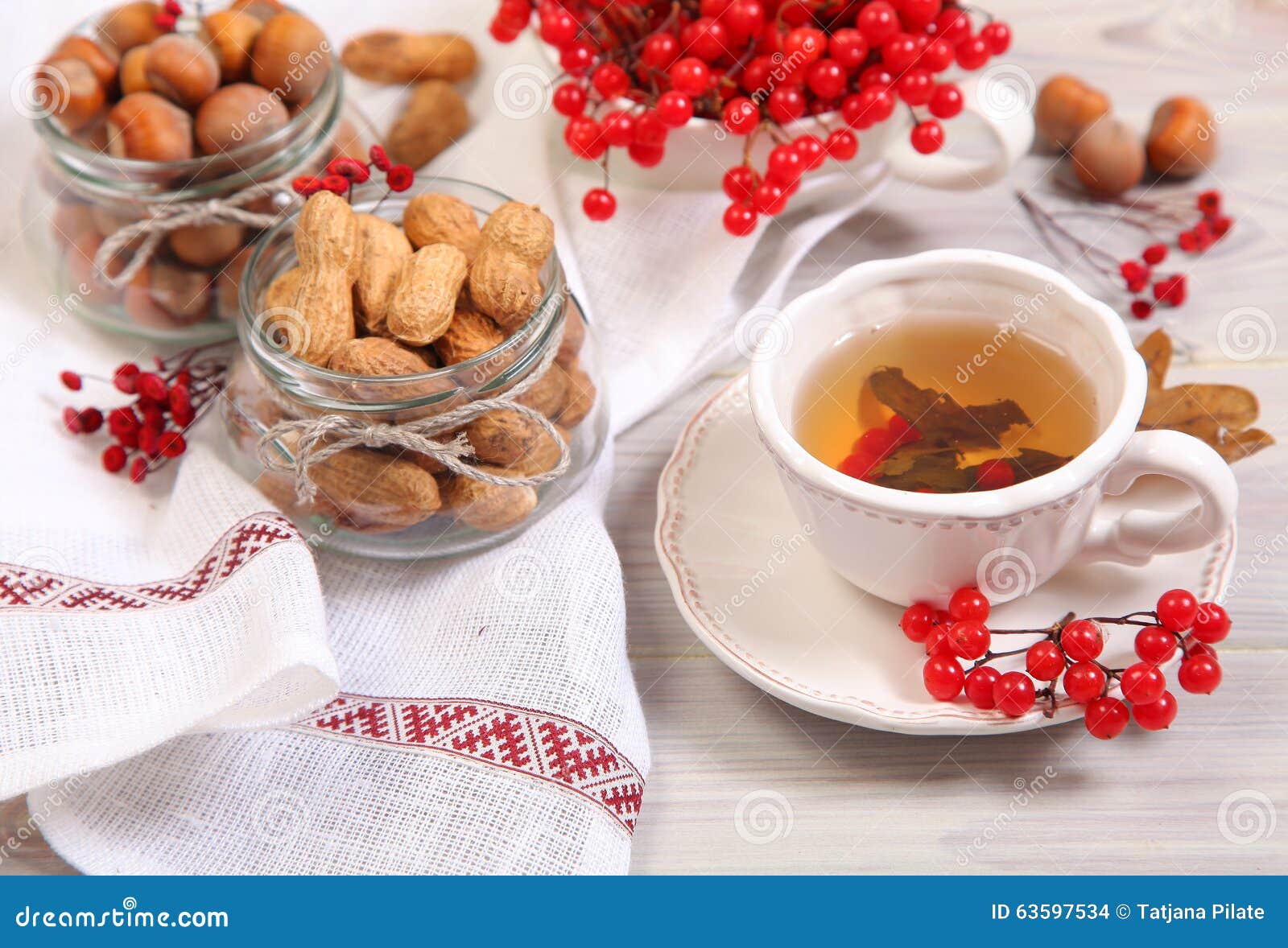 Winter tea stock photo. Image of material, refreshment - 63597534