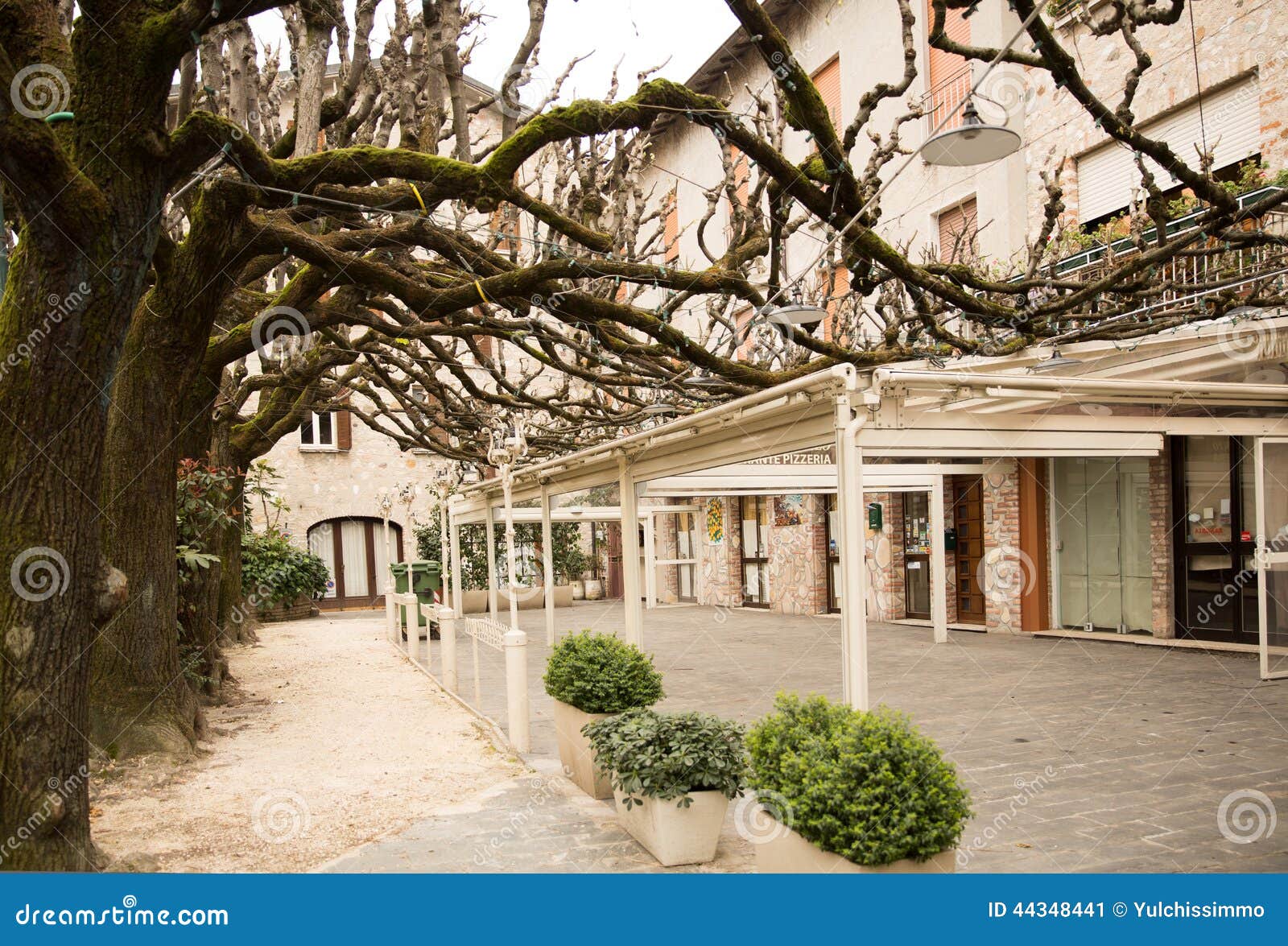 Winter terrace stock image. Image of nature, lonely, cafe - 44348441