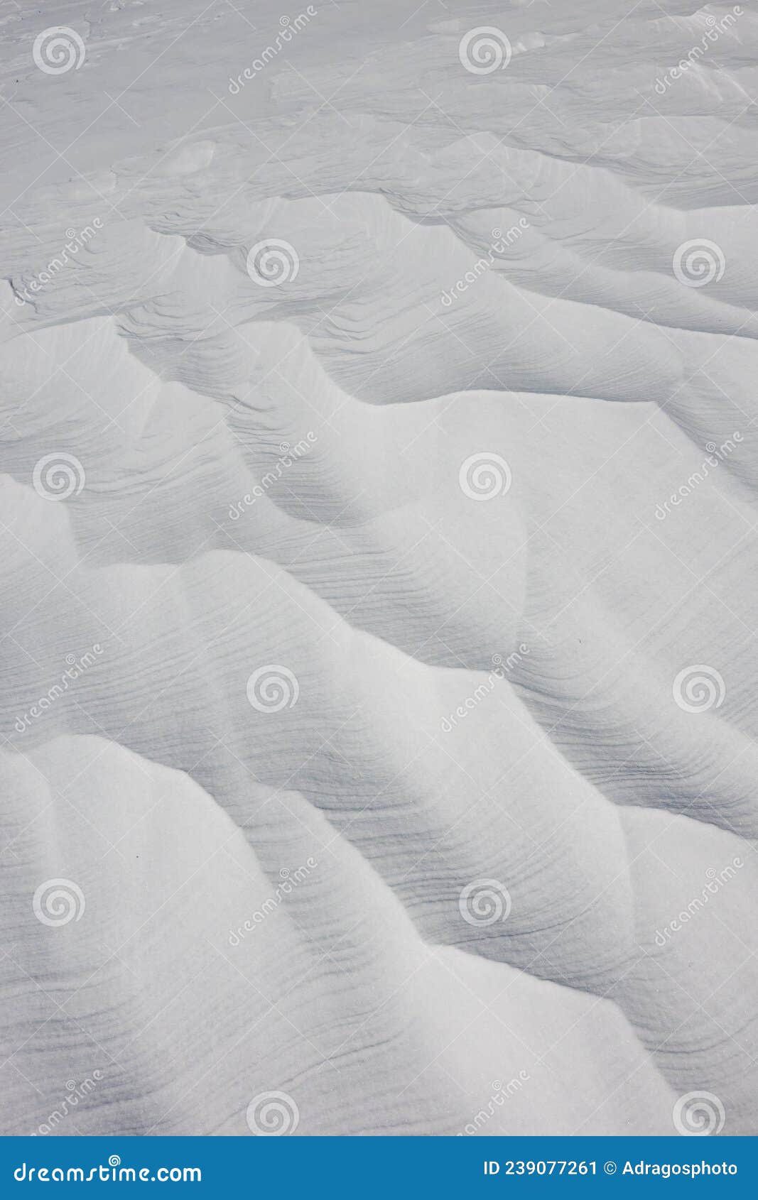 Winter Textures. Details of the Shapes that Winter Creates from Snow ...