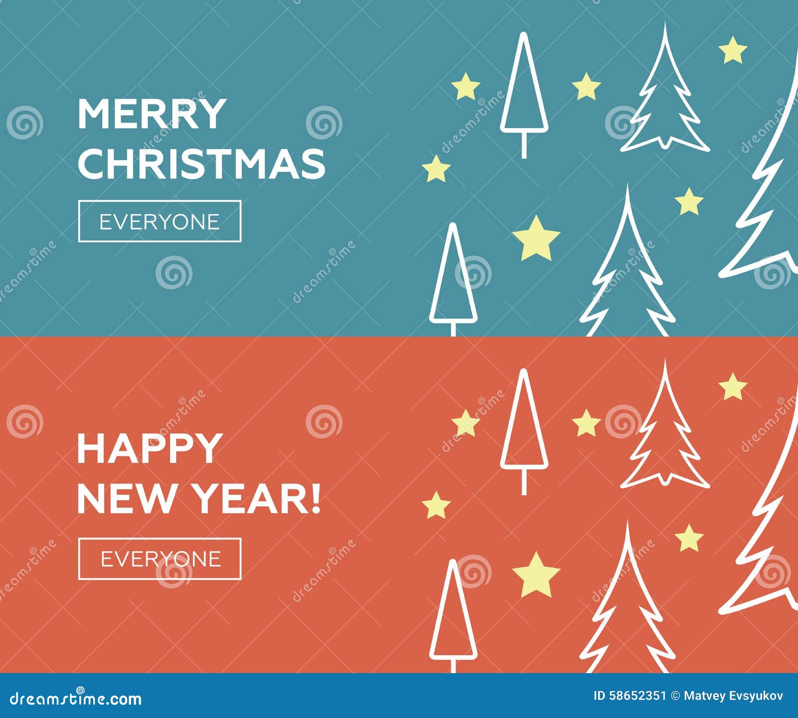 Winter theme web banners stock illustration. Illustration of holiday ...