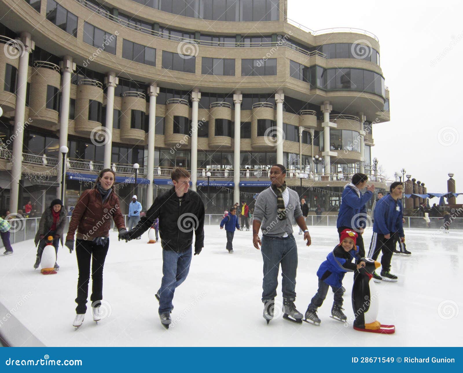 Winter Time Fun editorial stock image. Image of skating - 28671549