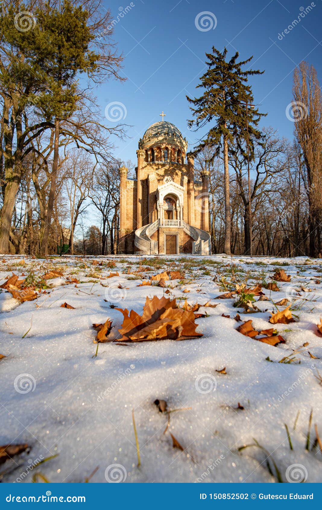 Winter Time in Stirbei Park , Buftea City , Romania Stock Photo - Image ...