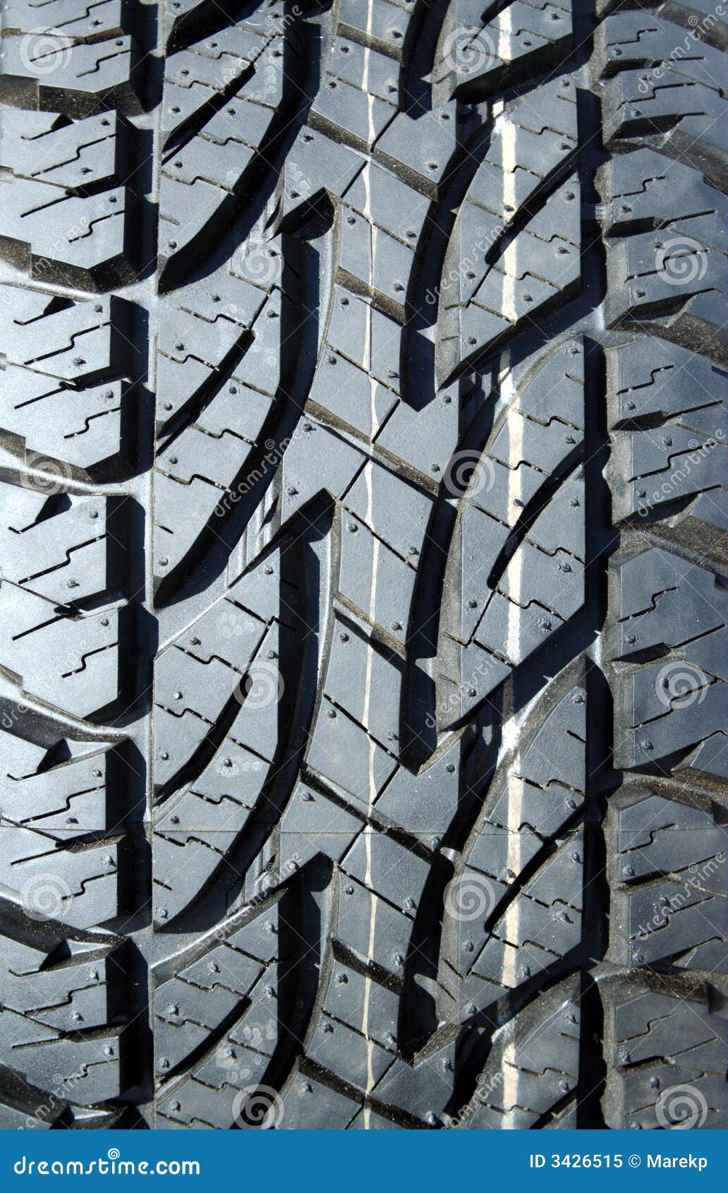 Winter tire tread stock image. Image of winter, worn, tracks - 3426515
