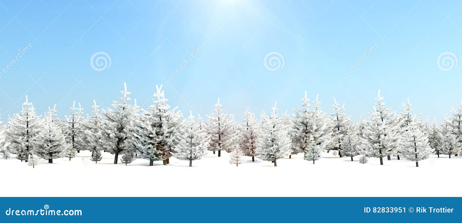 Winter trees stock illustration. Illustration of forest - 82833951