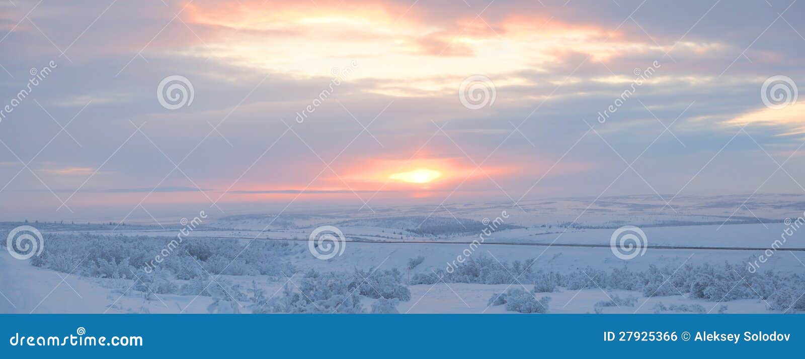 Winter tundra stock photo. Image of north, freezing, tundra - 27925366