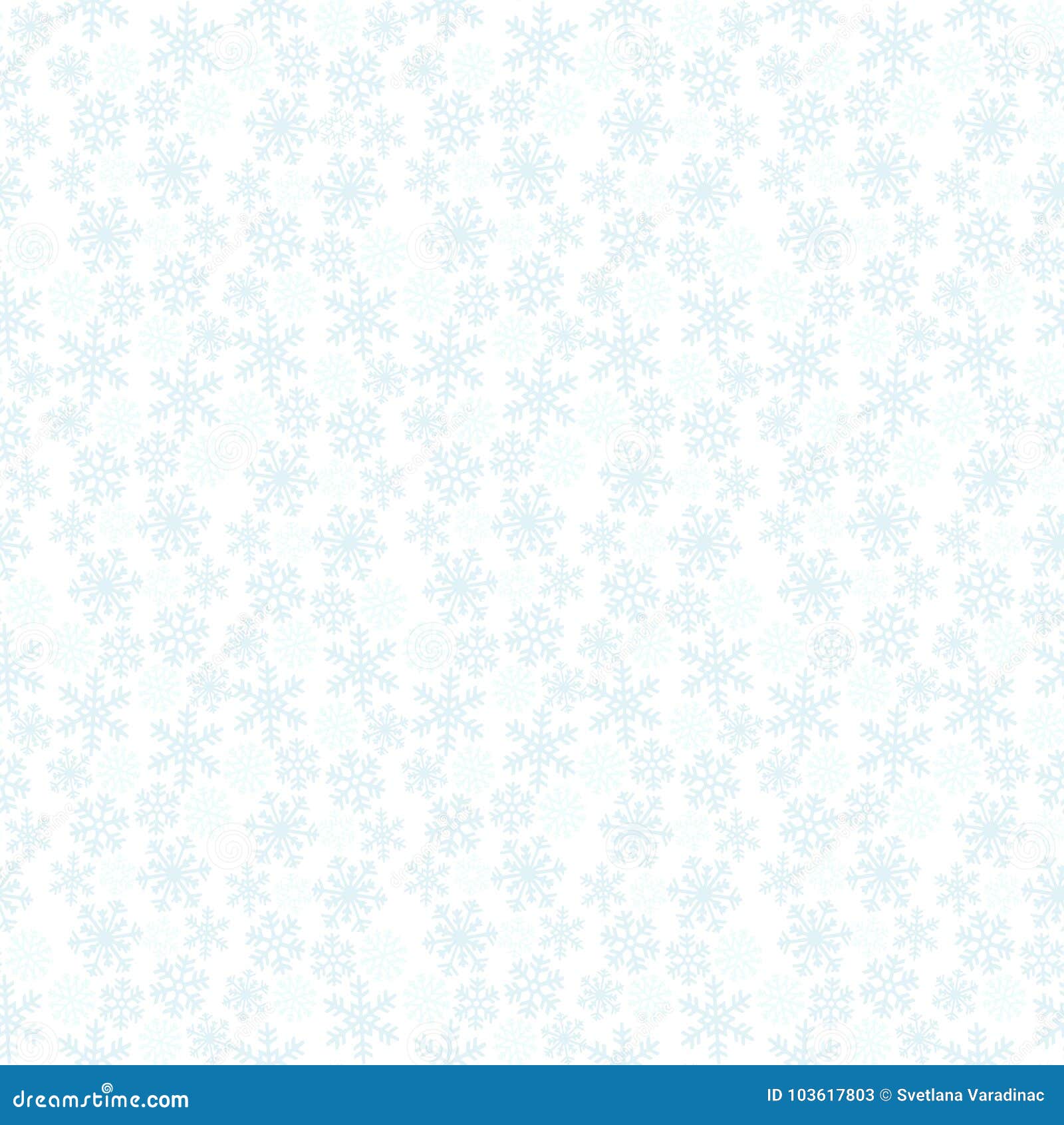 Vector Seamless Simple Snow Pattern. Stock Vector - Illustration of ...