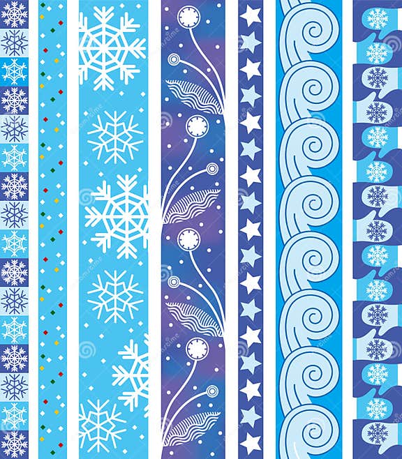 Winter vector border stock vector. Illustration of vector - 6584264