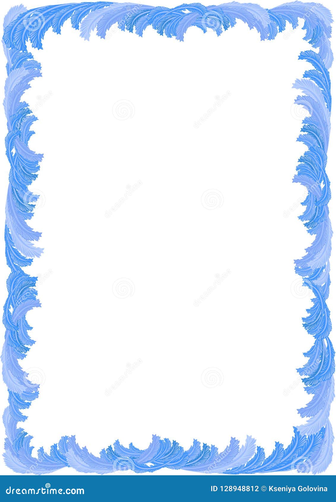 Winter vertical frame stock vector. Illustration of festive - 128948812