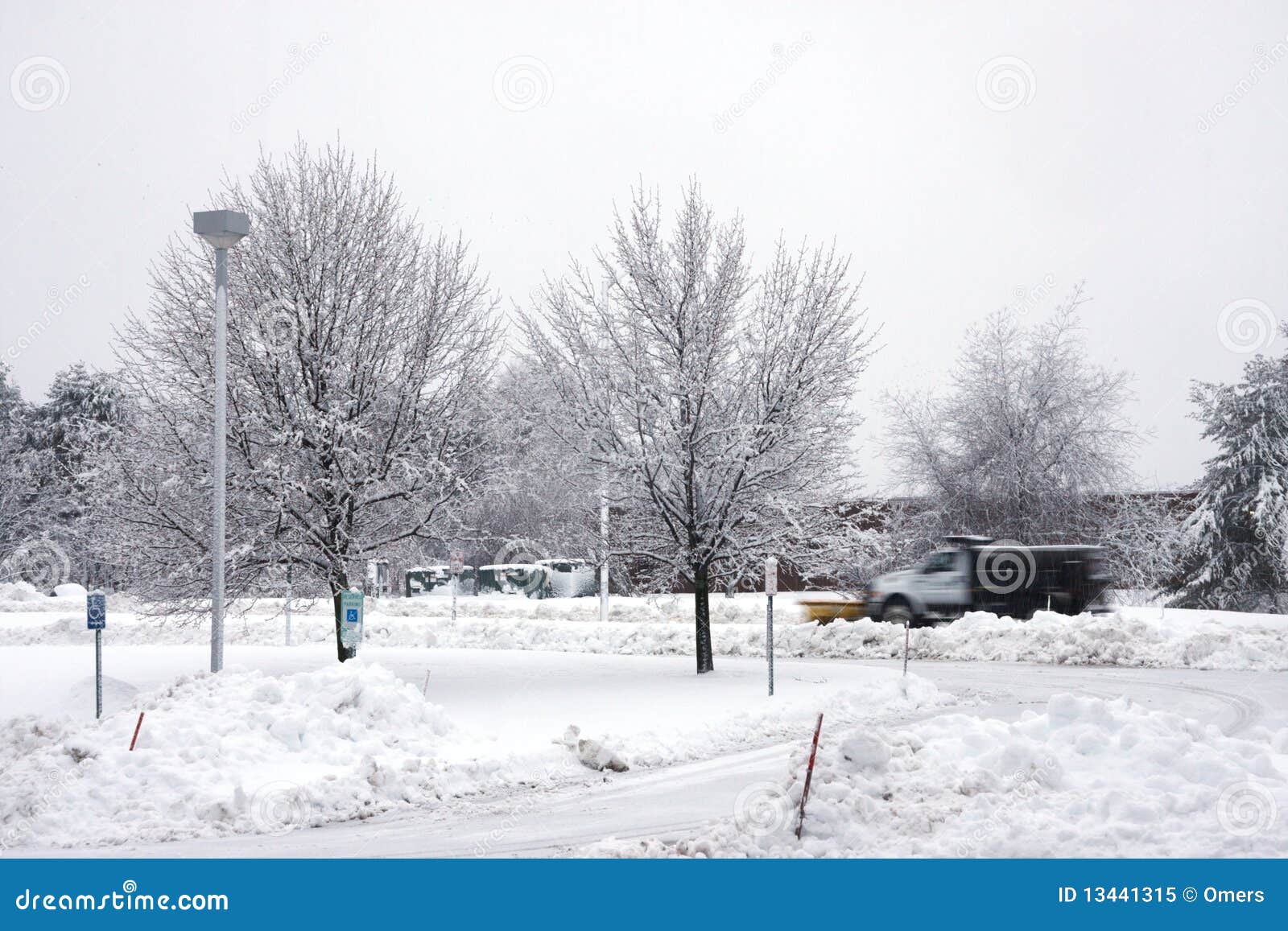 Winter view stock image. Image of pattern, park, full - 13441315