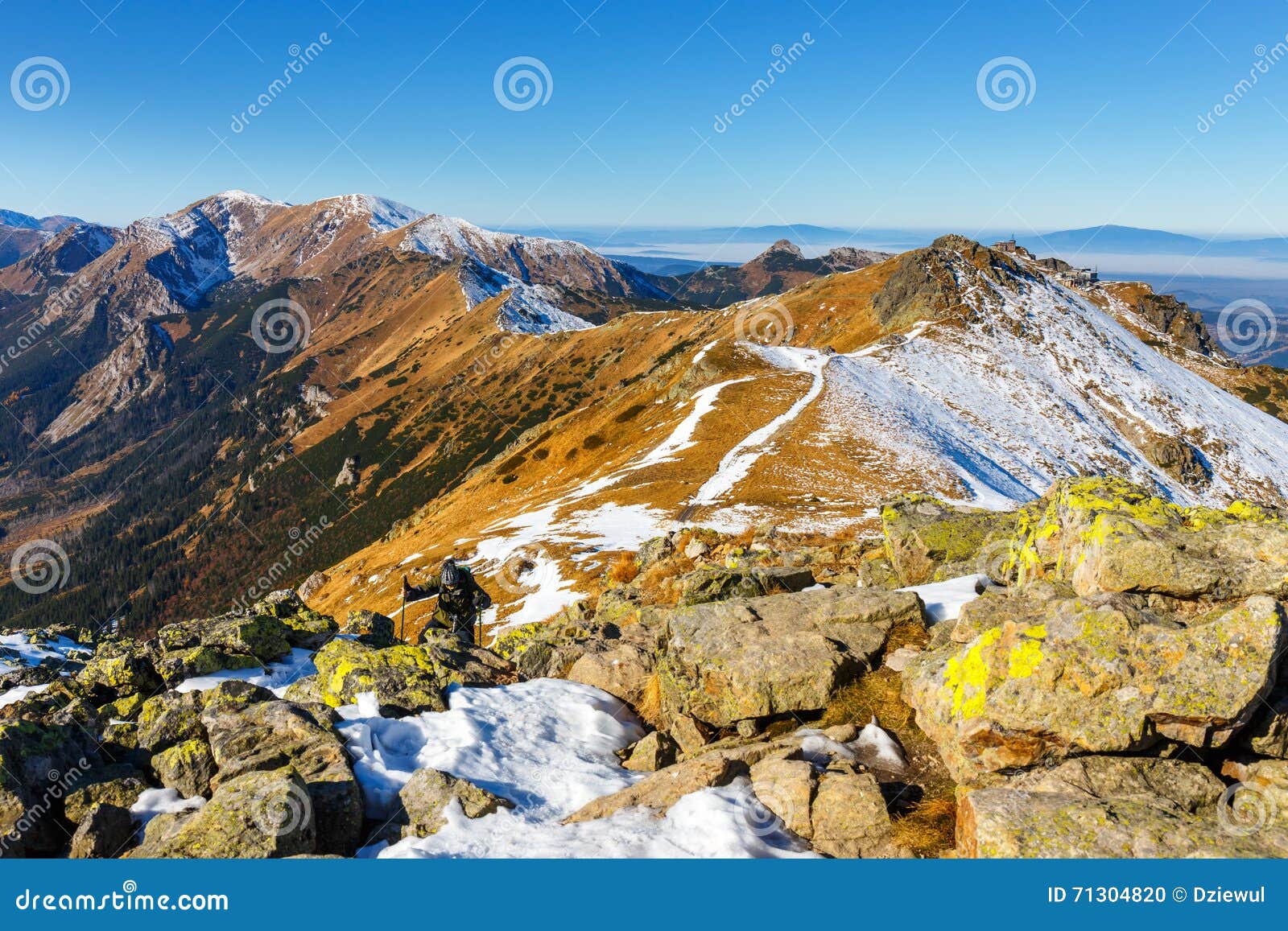 Winter View of High Tatra Mountains Stock Photo - Image of adventure ...