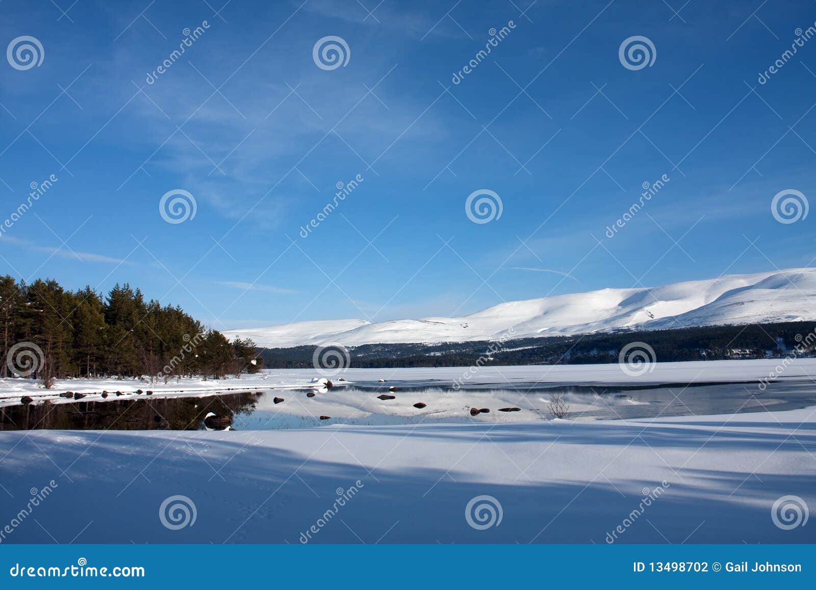 Winter Views at Aviemore stock photo. Image of highlands - 13498702