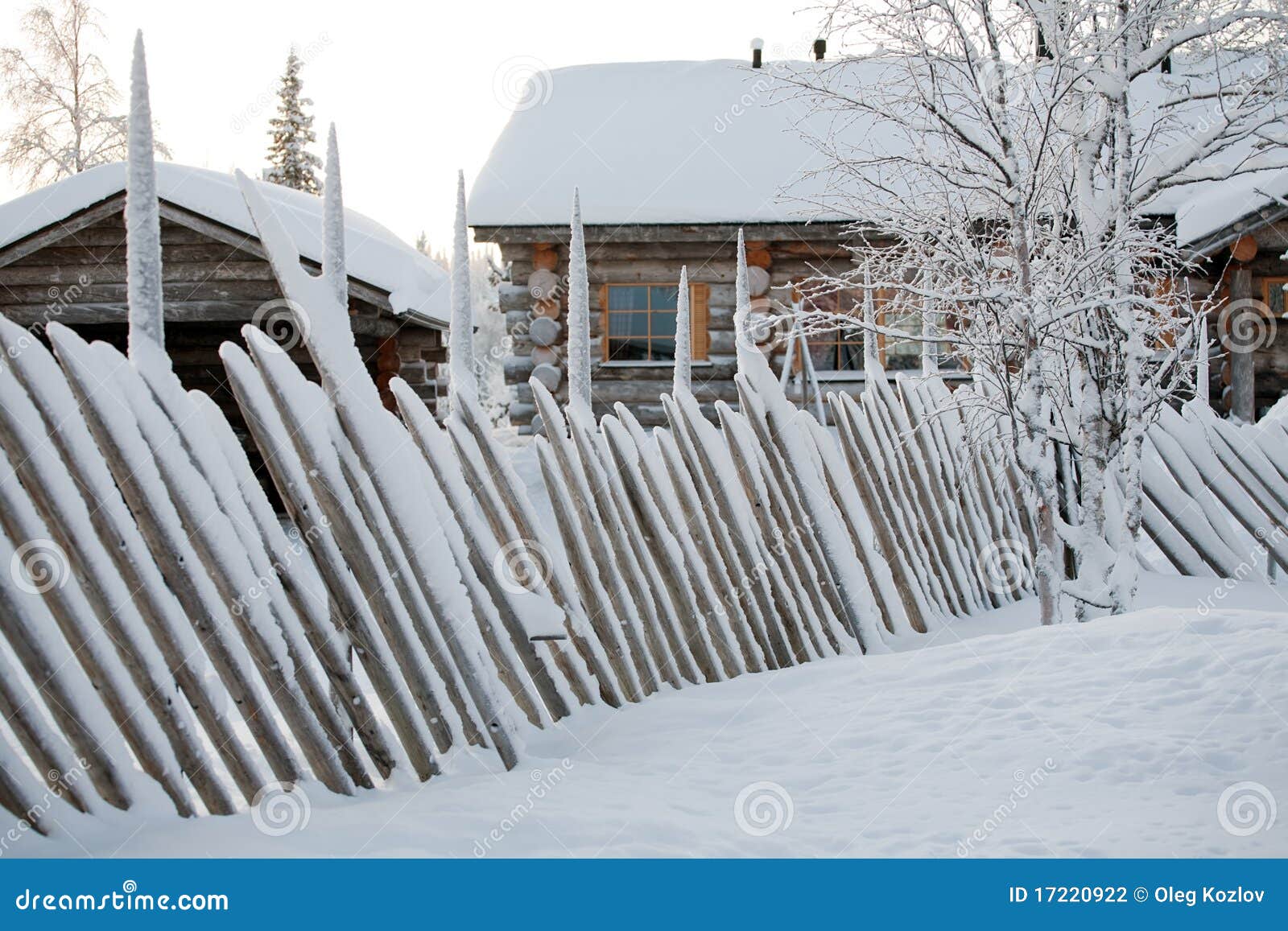 Winter village stock photo. Image of white, outdoor, house - 17220922