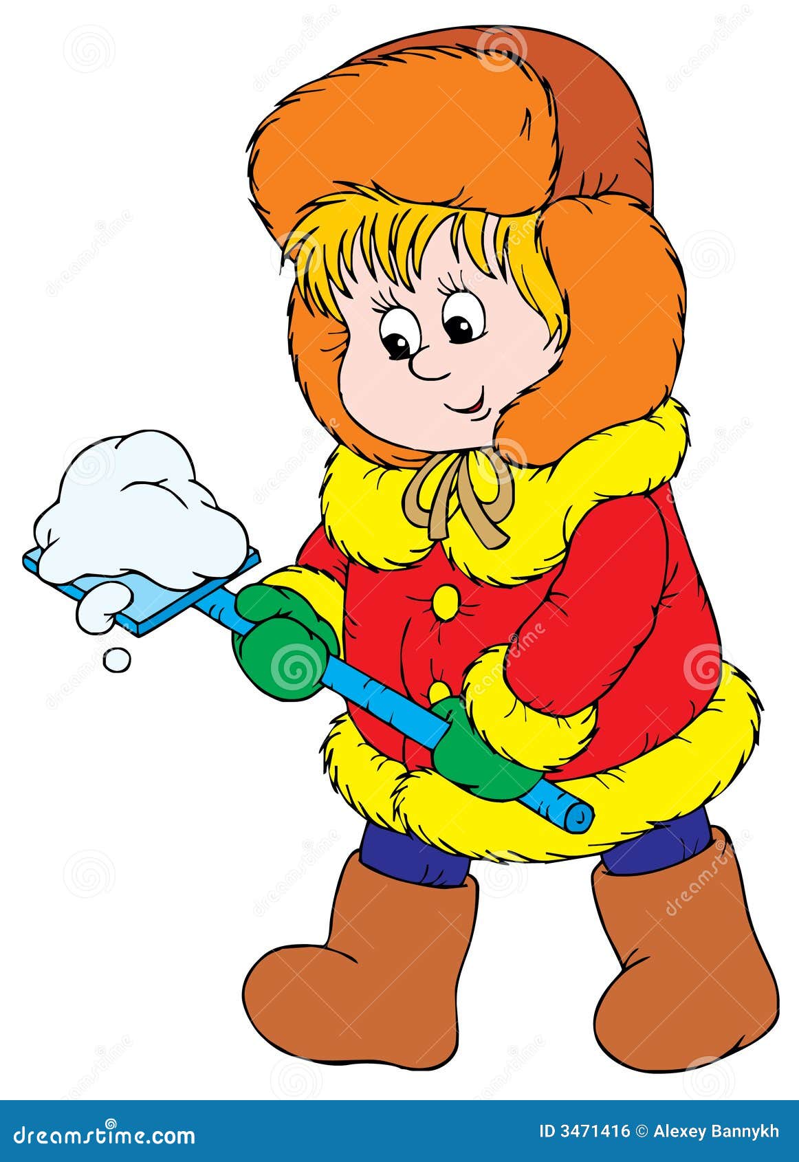 Winter walk (vector) stock vector. Illustration of character - 3471416