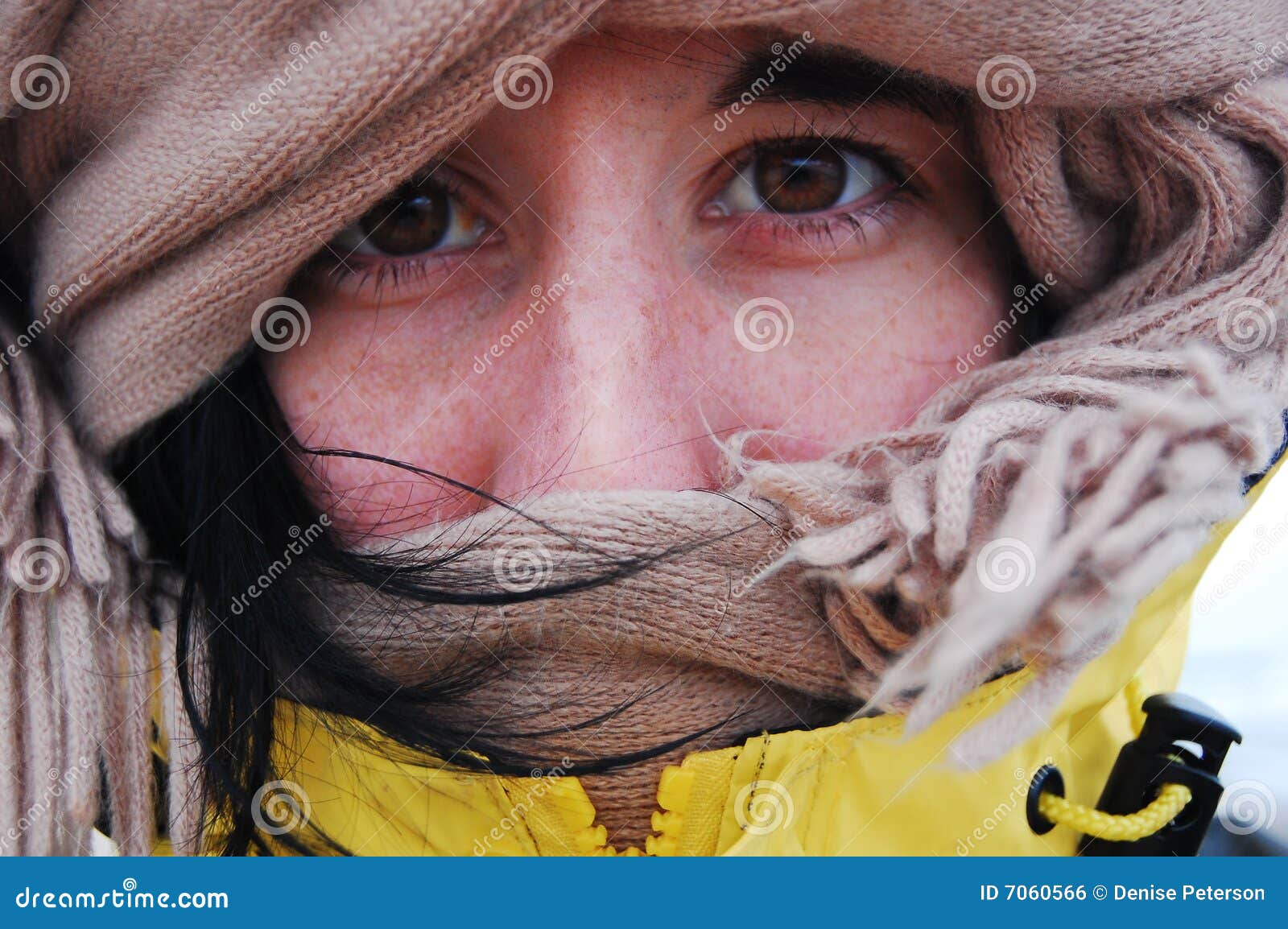 Winter Warmth stock photo. Image of person, woman, expression - 7060566