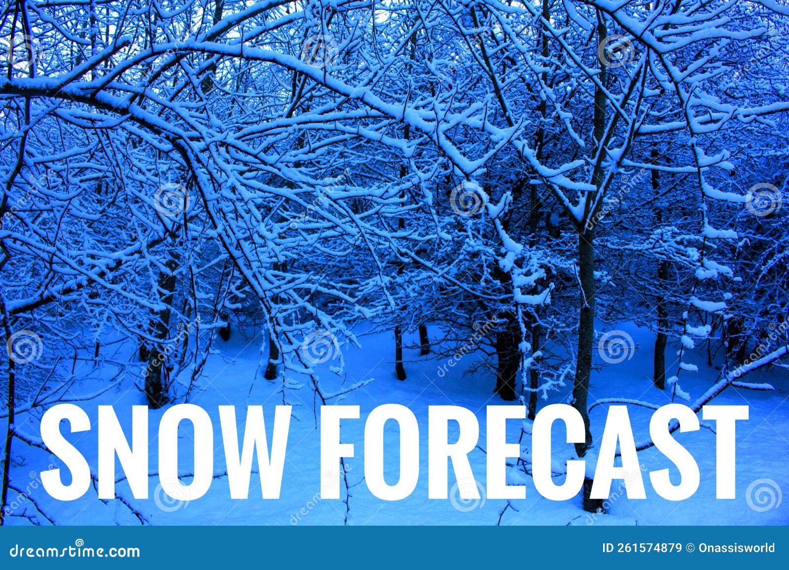 Winter 2022 Weather Snow Updates Page Header Background Stock Image ...