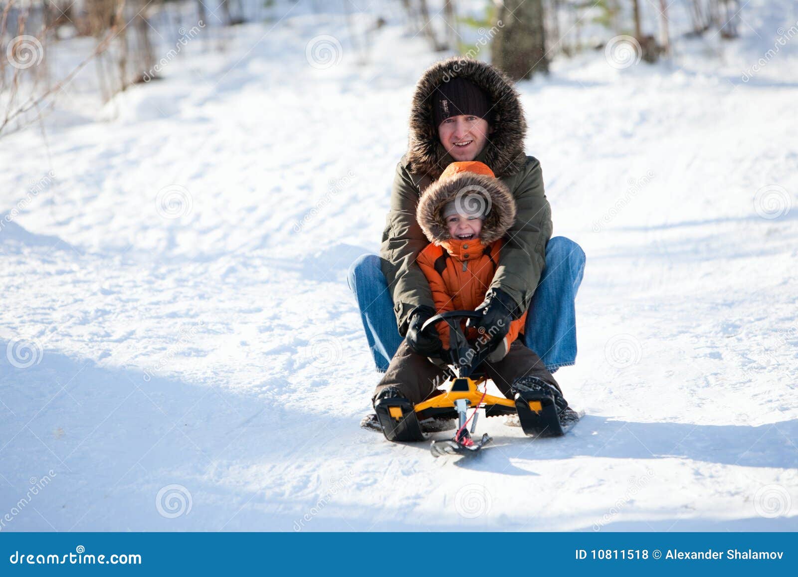Winter weekend stock photo. Image of sledging, leisure - 10811518