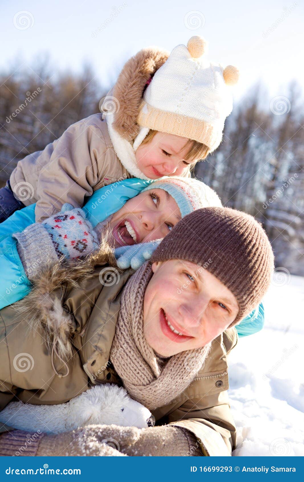 Winter weekend stock image. Image of adorable, happy - 16699293