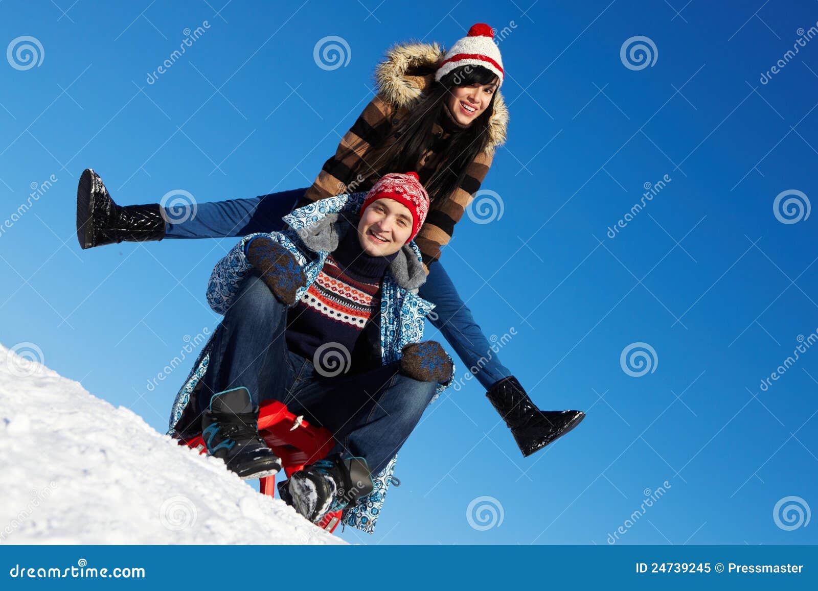 Winter weekend stock image. Image of attractive, people - 24739245