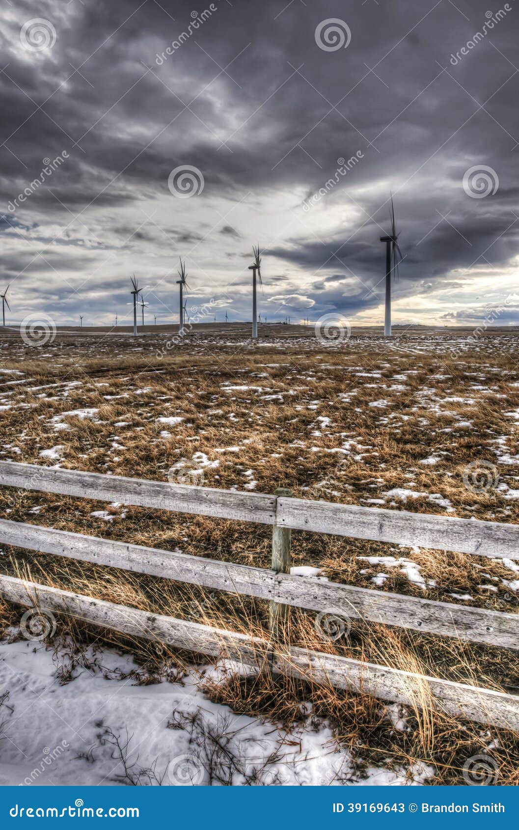 Winter Windfarm stock image. Image of modern, farm, cold - 39169643
