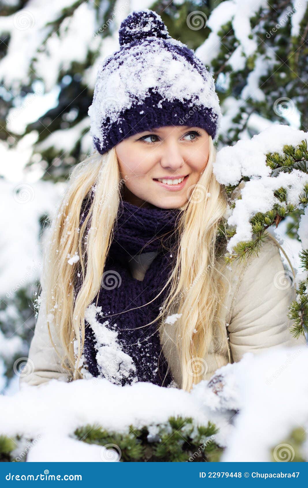 Winter women stock photo. Image of cheerful, adult, outdoor - 22979448
