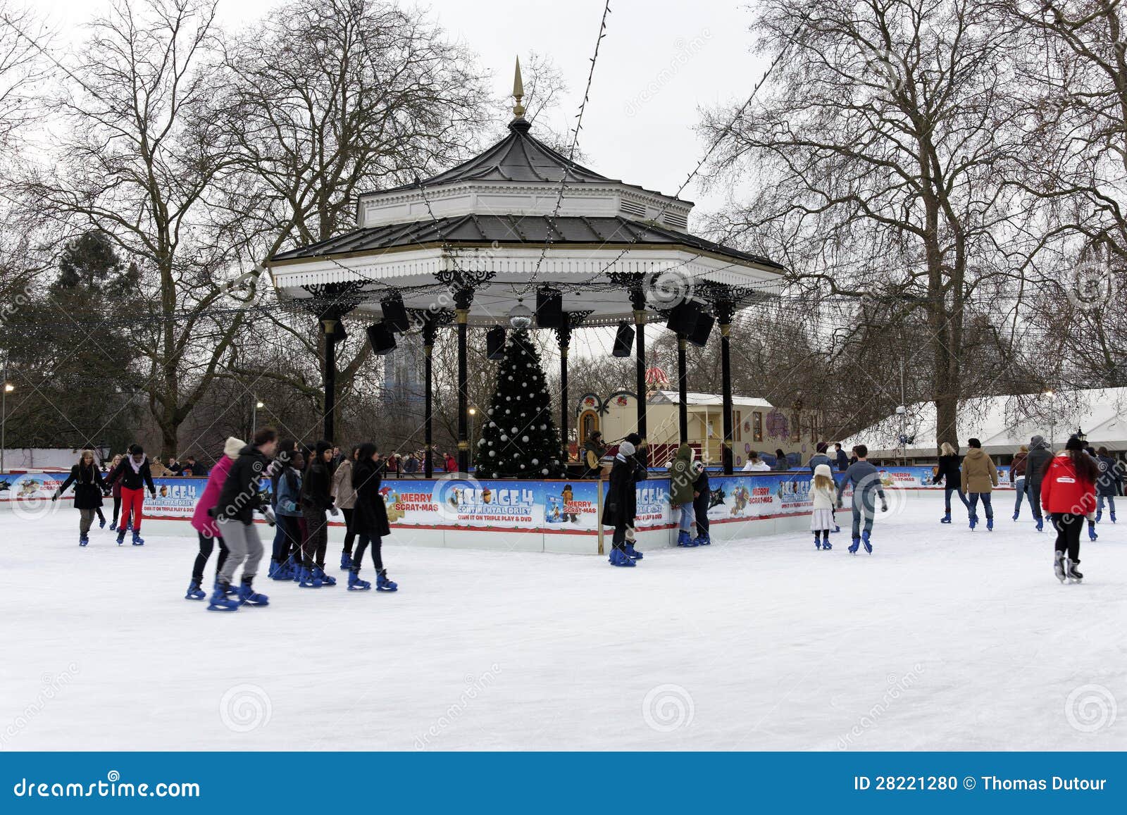 Winter Wonderland in Hyde Park, London Editorial Image - Image of ...