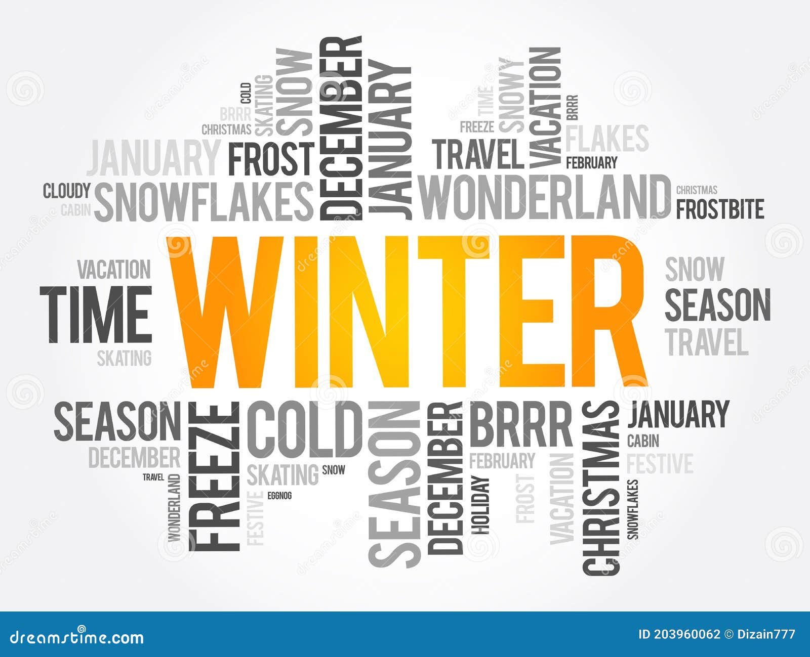 Brrr Word Bold Hand Lettering On Yellow Speech Bubble Background ...