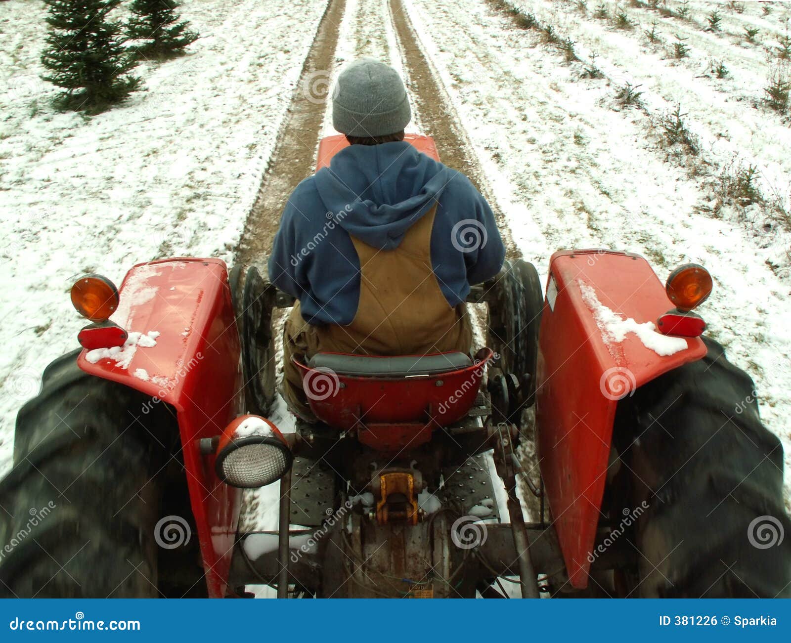 Winter work stock photo. Image of drive, rural, work, outdoors - 381226