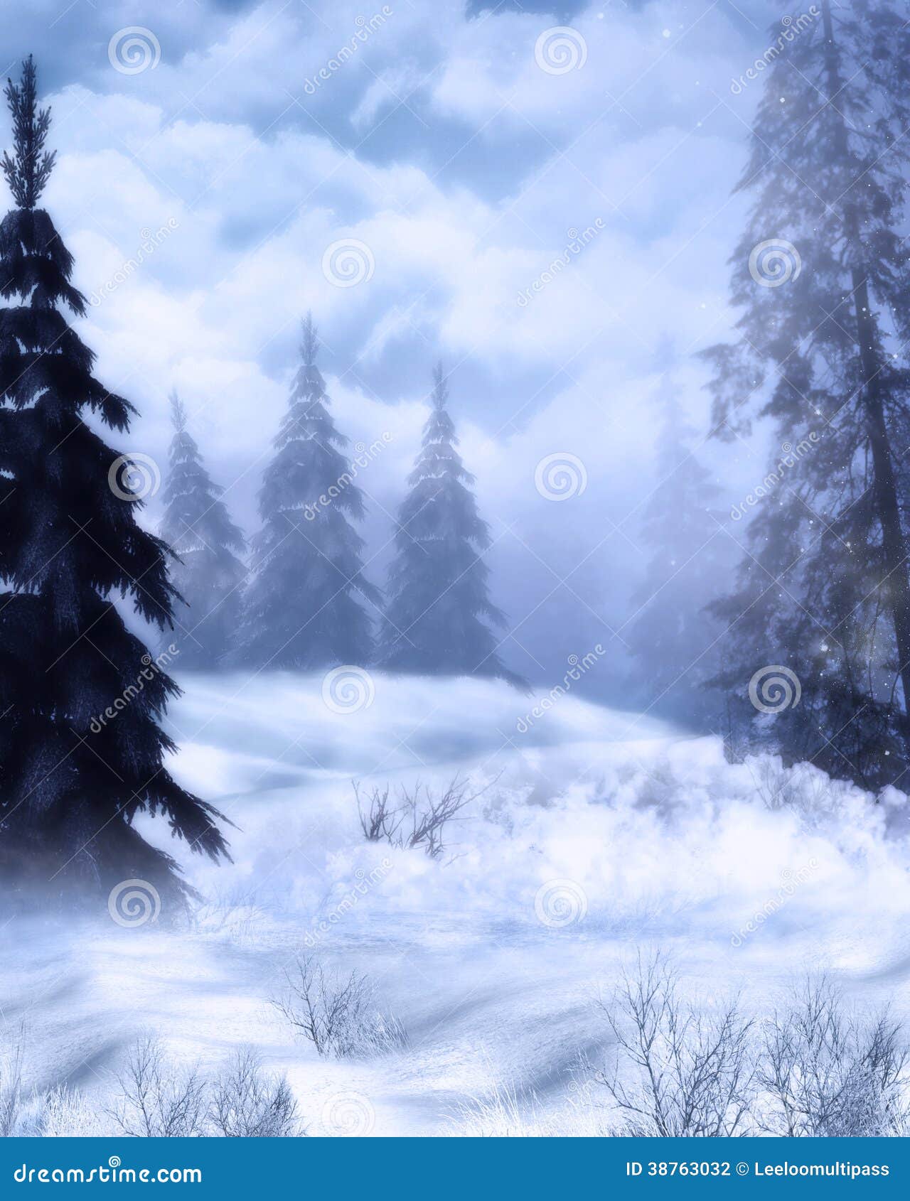 Winterland stock photo. Image of background, magical - 38763032