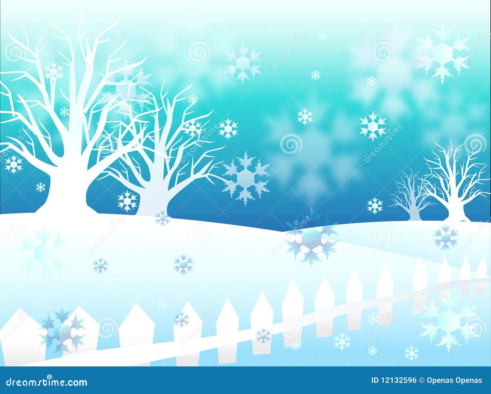 Winterlandschaft vektor abbildung. Illustration von jahreszeit - 12132596