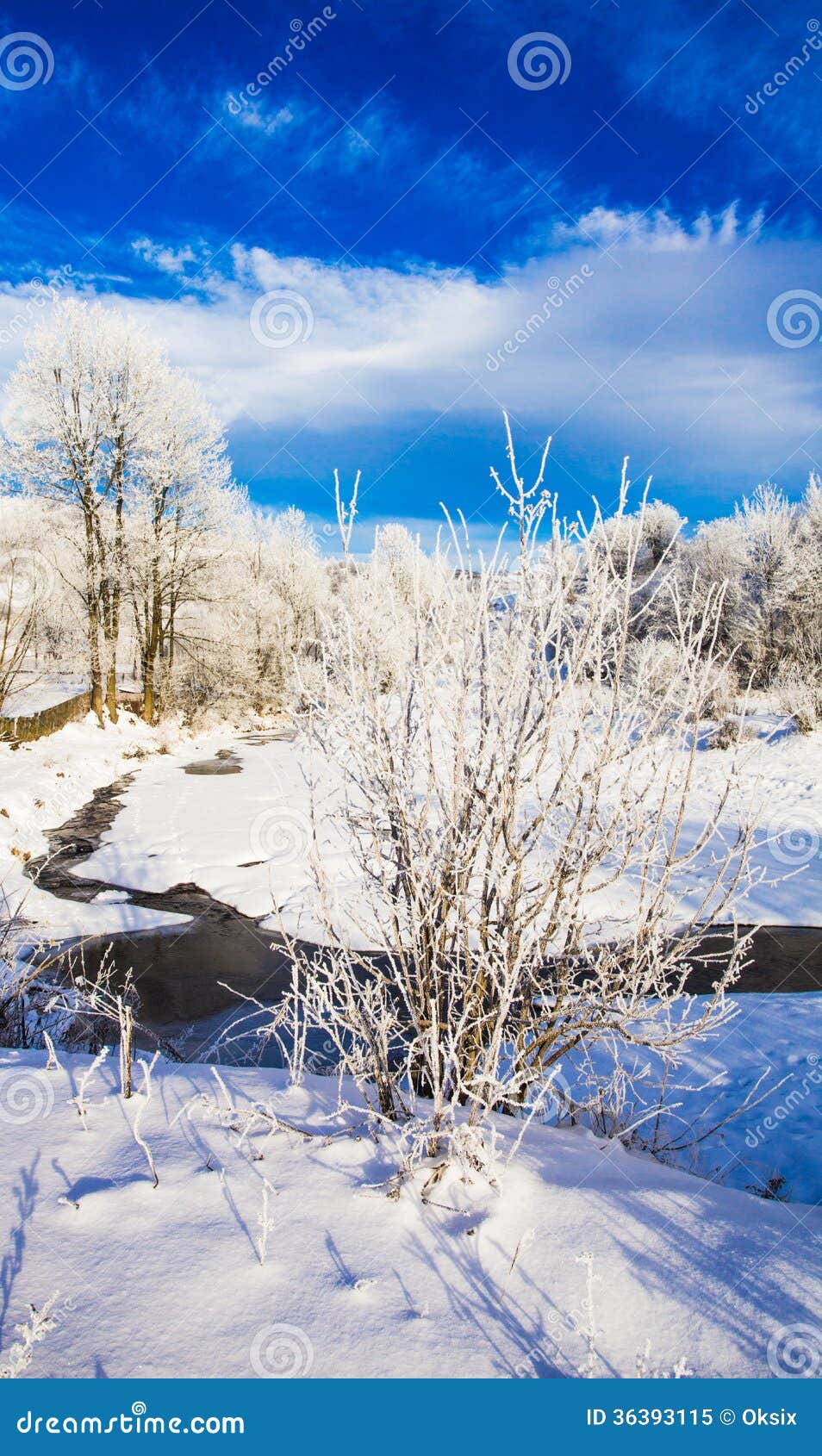 Wintre landscape stock image. Image of country, scenery - 36393115