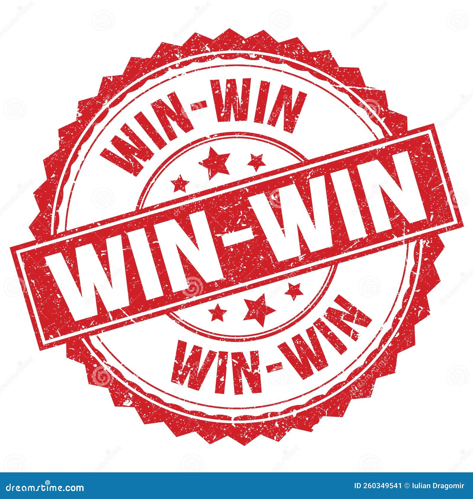 Winwin Texto Em Sinal Vermelho Redondo Ilustração Stock - Ilustração de ...