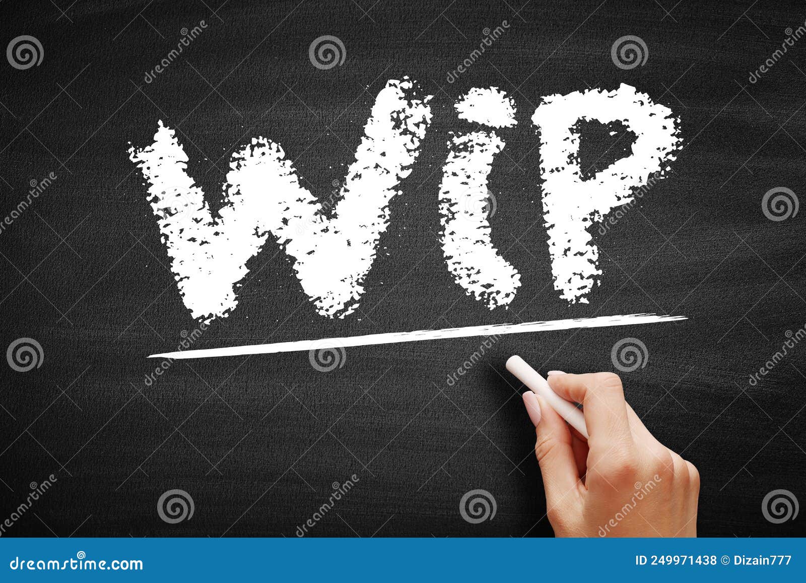 WIP - Work in Progress an Unfinished Project that is Still Being Added ...