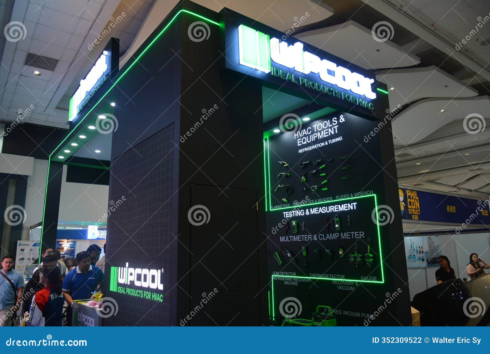 Wipcool Booth at Philconstruct Expo in Pasay, Philippines Editorial ...