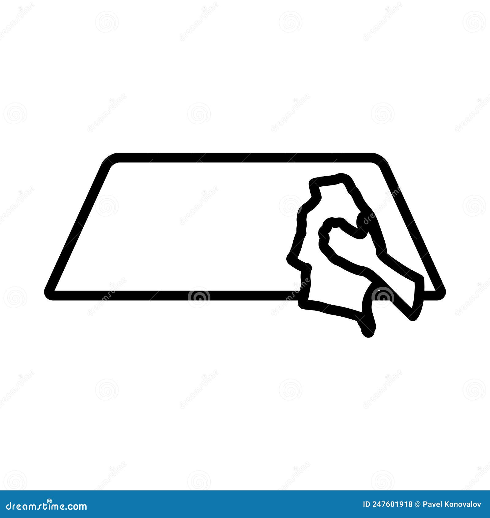 Wipe Car Window Icon stock vector. Illustration of dirty - 247601918