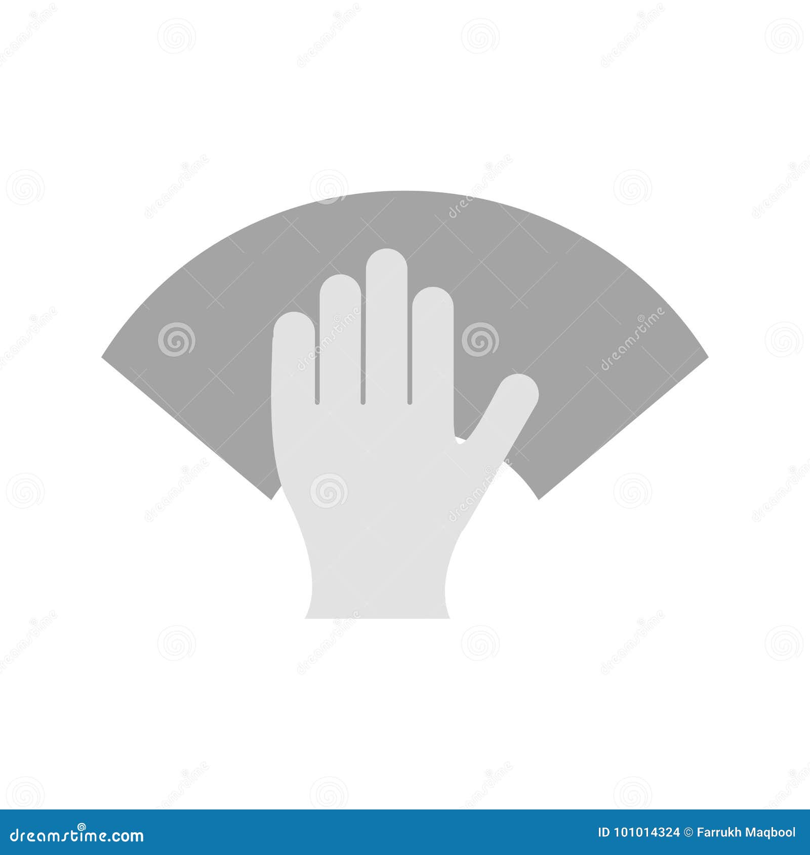 Wipe with Hand stock vector. Illustration of dust, vector - 101014324