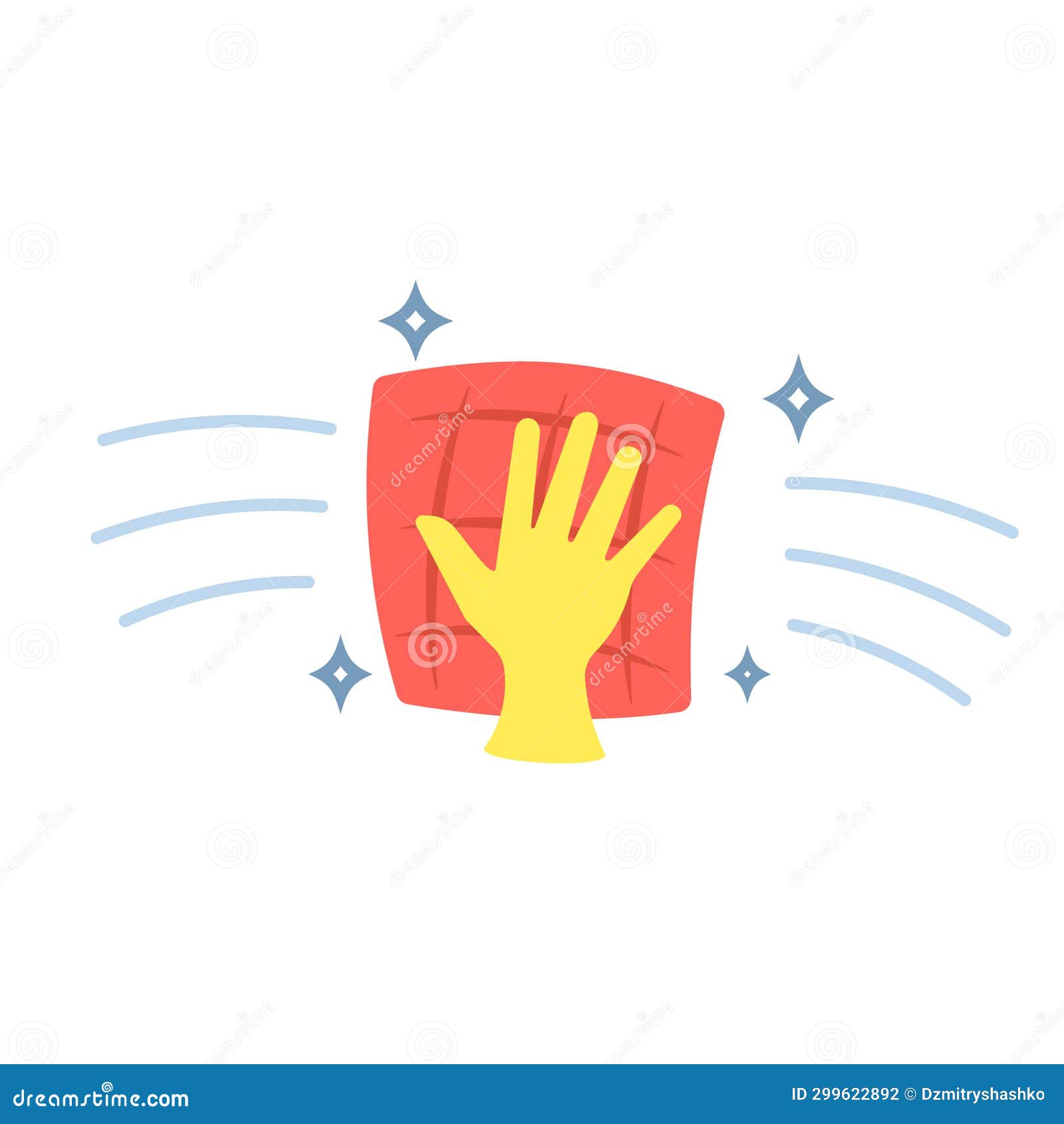 Wipe table icon. stock illustration. Illustration of wipe - 299622892