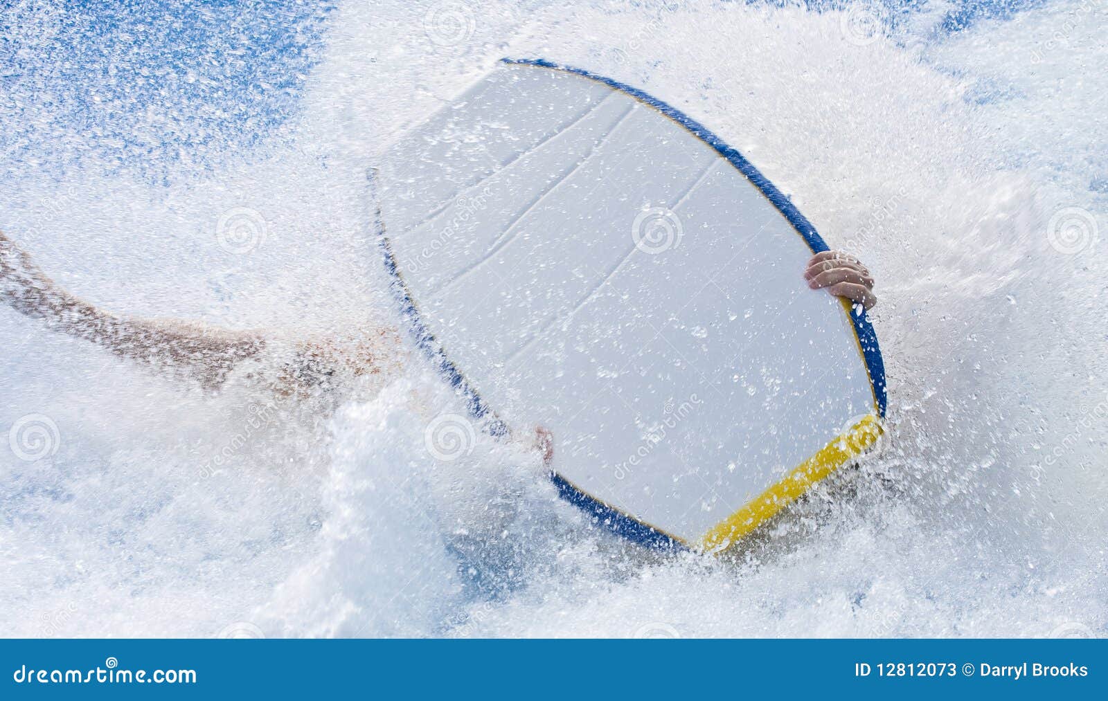 Wipeout stock image. Image of board, sport, ocean, blue - 12812073