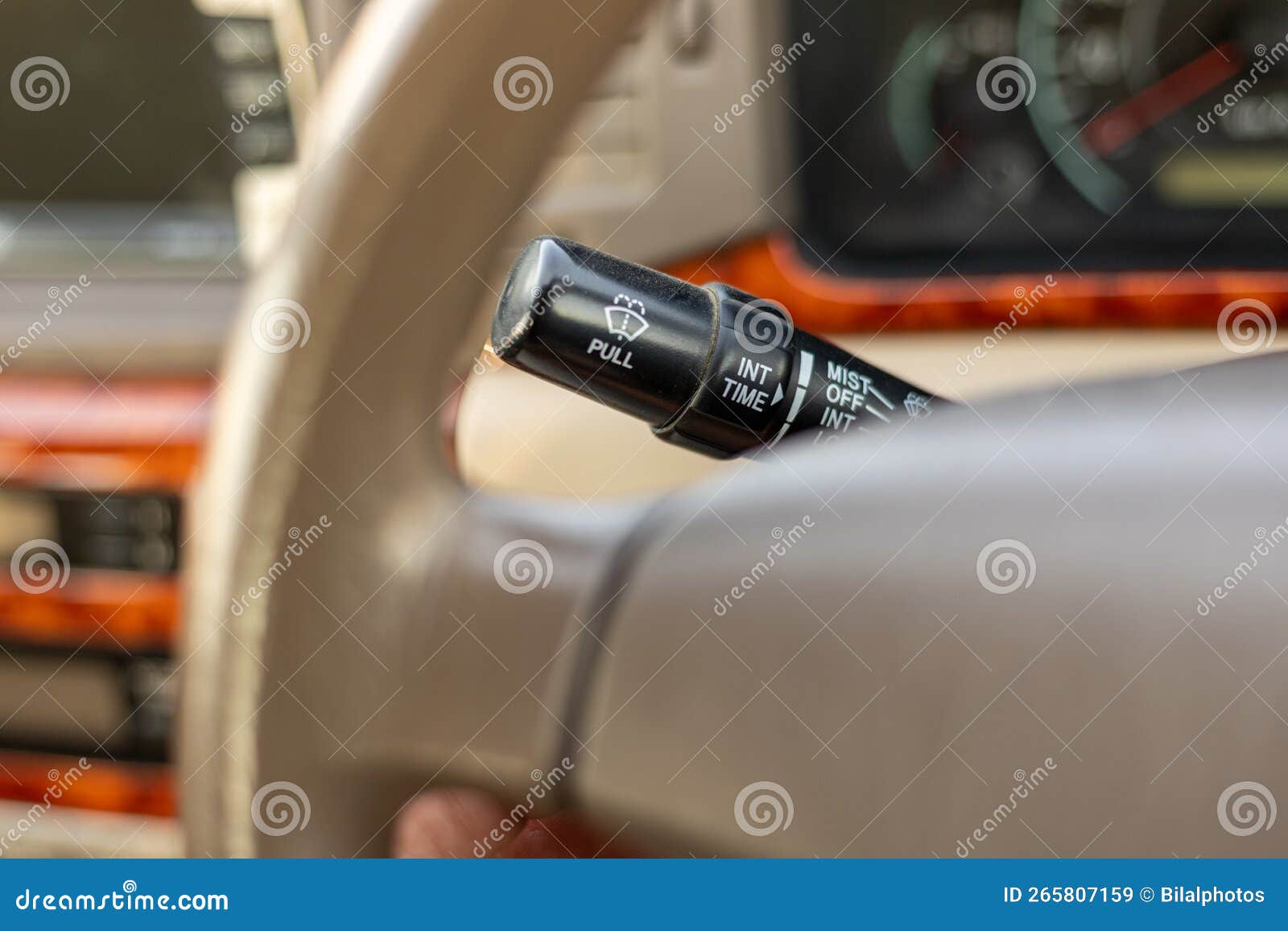 Viper Control Switch in a Car Stock Image - Image of switch, lever ...